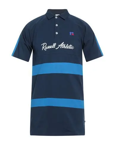 RUSSELL ATHLETIC Polo Shirt Size Cotton, Elastane