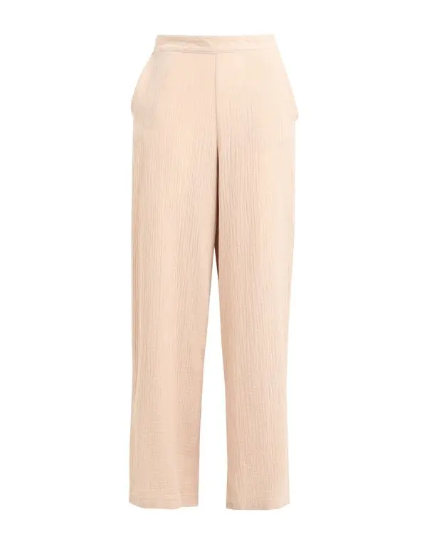 Vero Moda Plain Weave Comfort Fit Pants - Beige