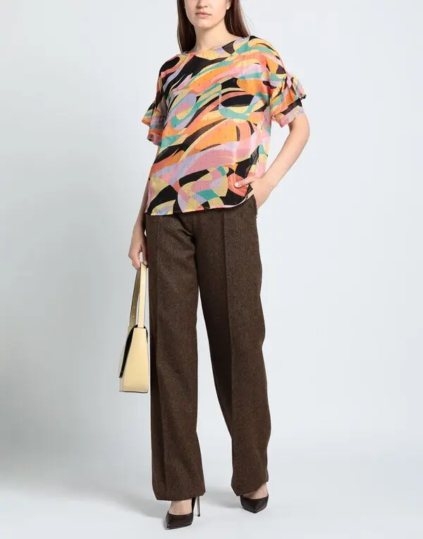 NANÀ ITALIAN HEART Chiffon Lamé Top