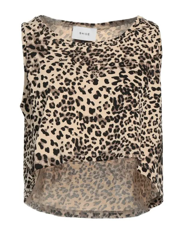 SHOE Leopard-print Cotton Top
