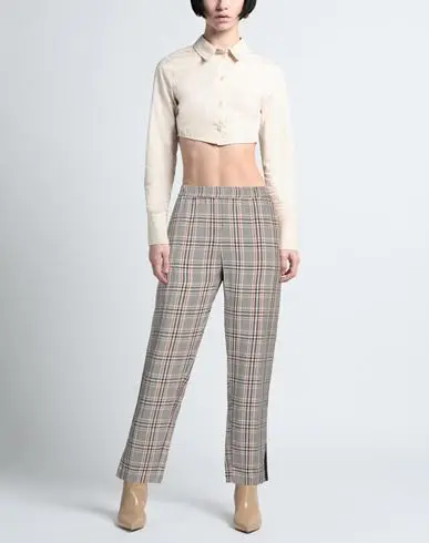 8PM Glen Plaid Trousers - Brown