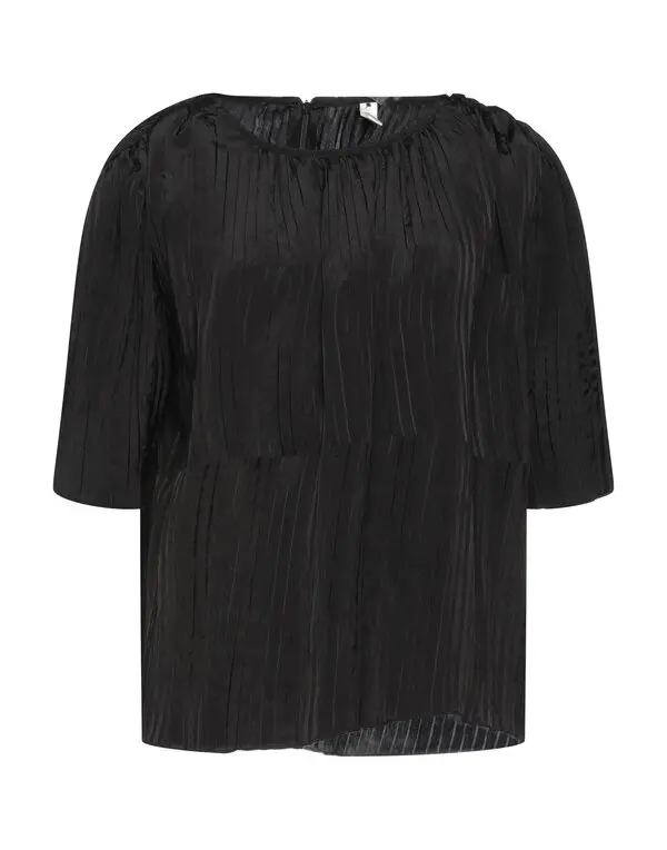 SOUVENIR Pleated Top - Black