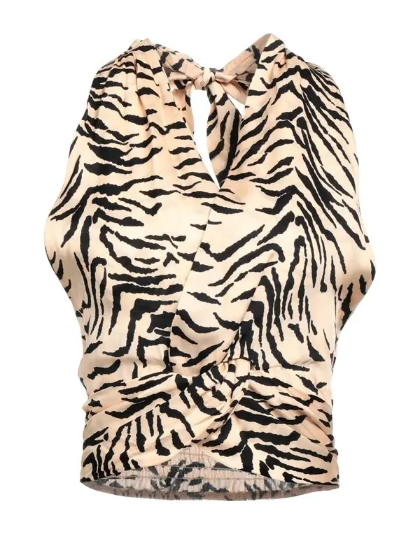 HAVEONE Tiger Print Top