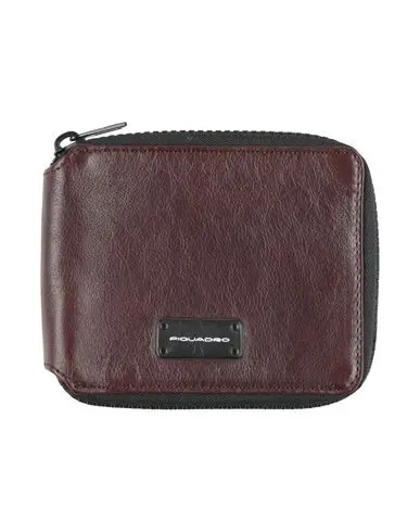 PIQUADRO Wallet Tan Cow Leather - Brown