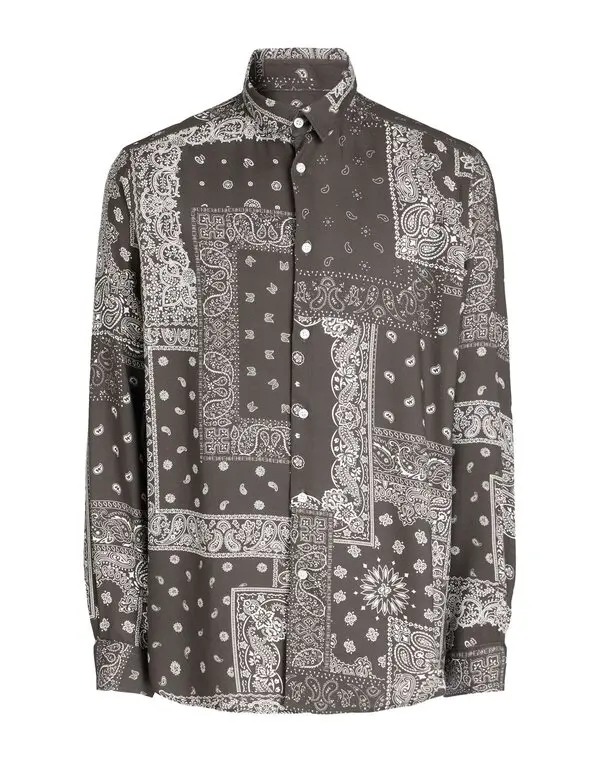 8 BY YOOX Paisley Print Shirt Shirt Size Viscose