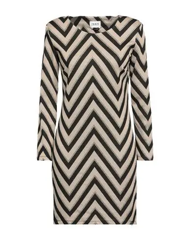 BERNA Mini Dress With Herringbone Pattern