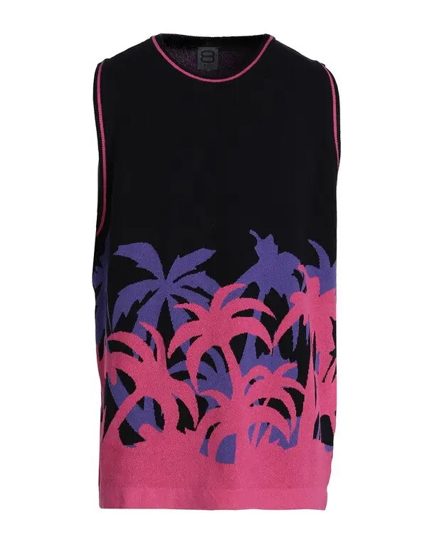8 BY YOOX Sleeveless Tropical Knit Sweater