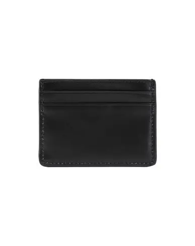 Sandro Soft Leather Document Holder - Black