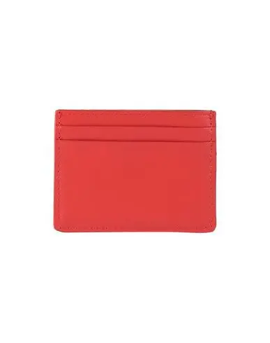 Sandro Soft Leather Document Holder - Tomato Red