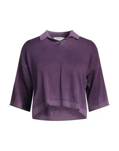 Alpha Studio Cotton Sweater - Purple
