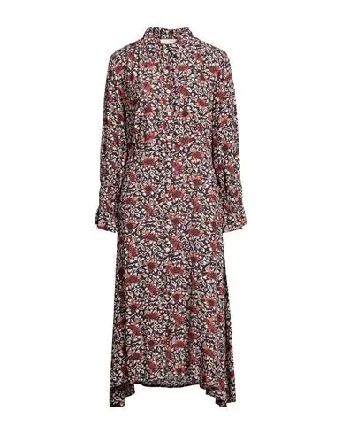 MAISON HOTEL Printed Shirt Midi Dress