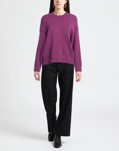 CARACTÈRE Knitted Sweater - Purple