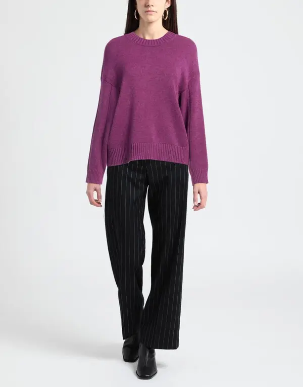 CARACTÈRE Knitted Sweater - Purple