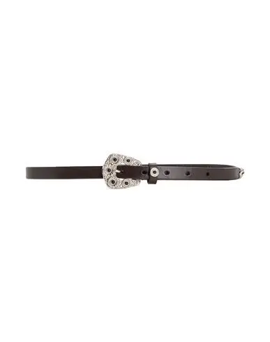 8 BY YOOX Leather Western Belt - Brown