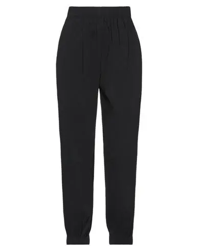 SOLOTRE Tapered Pants With Elasticized Waist - Black