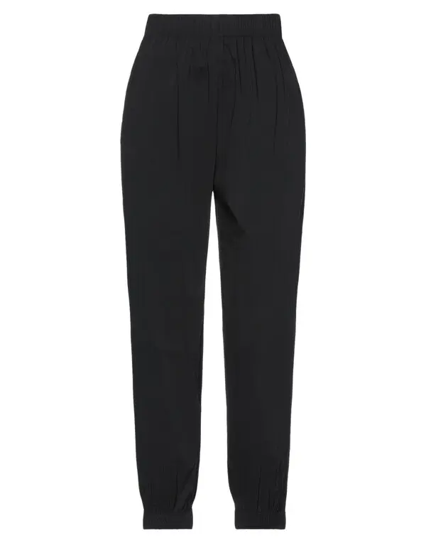 SOLOTRE Tapered Pants With Elasticized Waist - Black