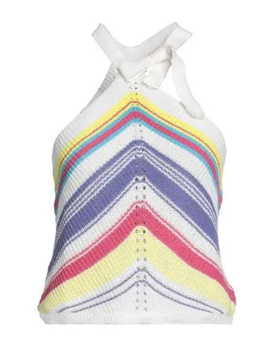 HAVEONE Knitted Striped Top - Ivory