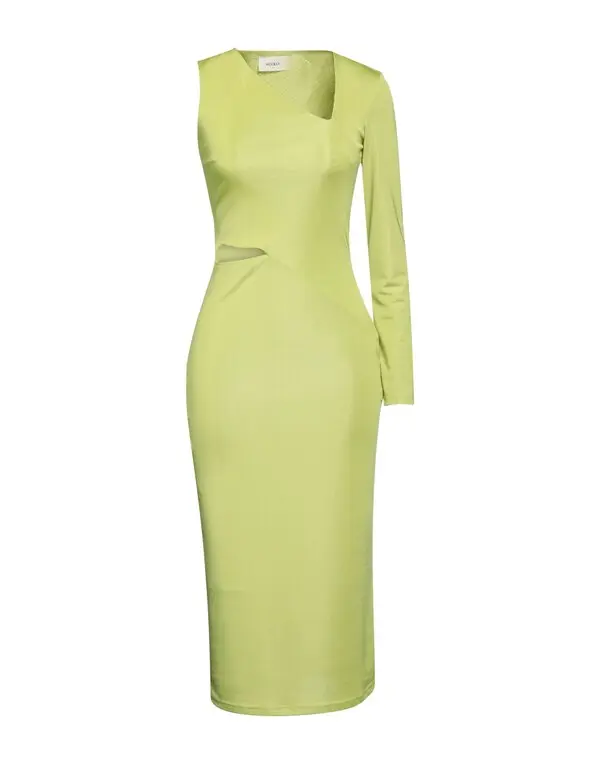 VICOLO Midi Bodycon Dress - Green