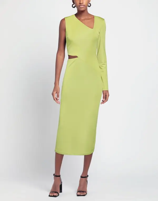 VICOLO Midi Bodycon Dress - Green