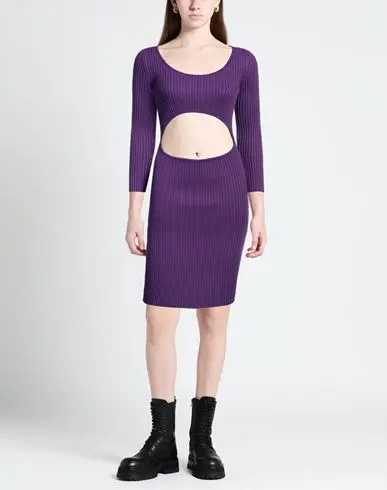 VICOLO Midi Bodycon Dress - Purple