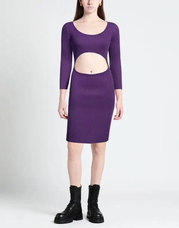 VICOLO Midi Bodycon Dress - Purple