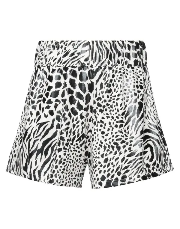 LE VOLIÈRE Animal Print Shorts