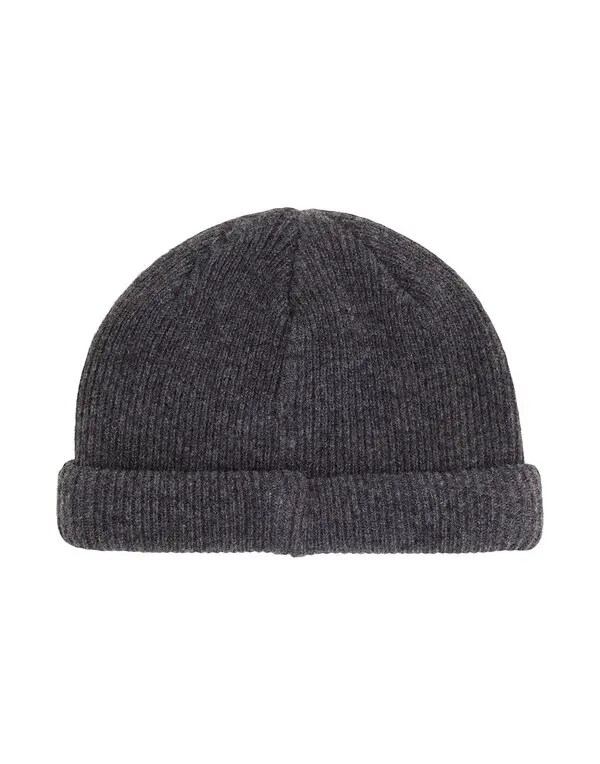 8 BY YOOX Recycled Wool Knit Docker Beanie - Grey