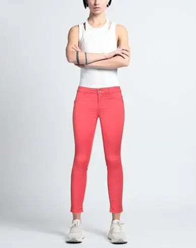 Relish Solid Pant - Red