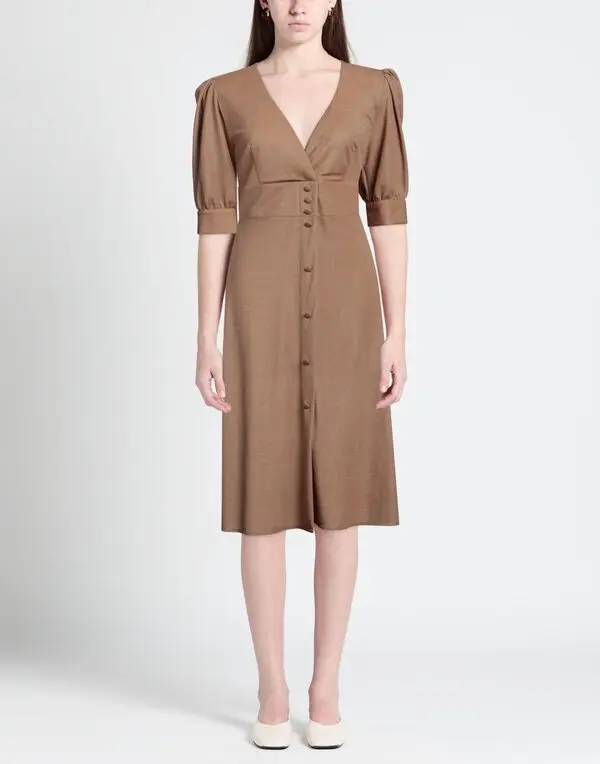 ELEONORA STASI Midi Dress - Sand
