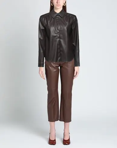 Ba&sh Coated Button Down Shirt