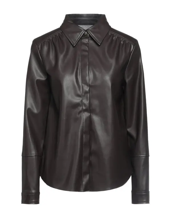 Ba&sh Coated Button Down Shirt
