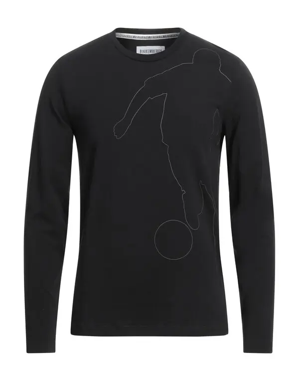 BIKKEMBERGS T-shirt Size Cotton, Elastane