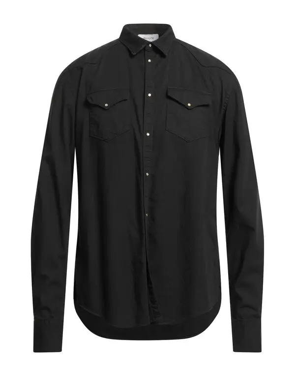 AGLINI Shirt Size Cotton, Elastane - Black