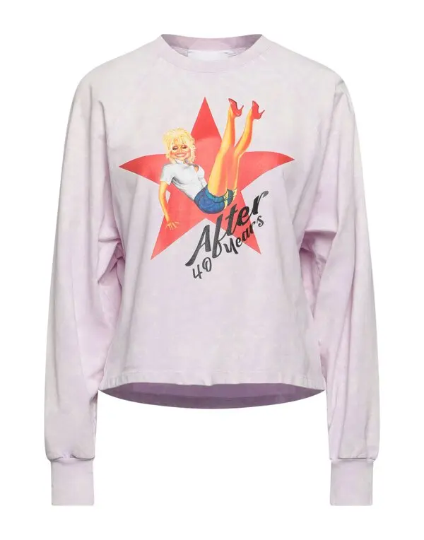 BRAND UNIQUE Sweatshirt With Print - Purple