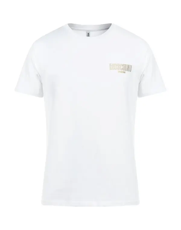 Moschino Swim T-shirt Size Cotton, Elastane - White