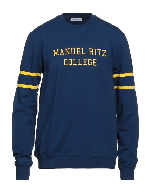 MANUEL RITZ Fleece Sweatshirt With Logo