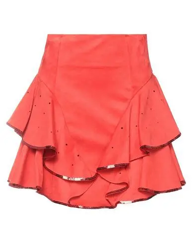 ANIYE BY Ruched Mini Skirt - Red