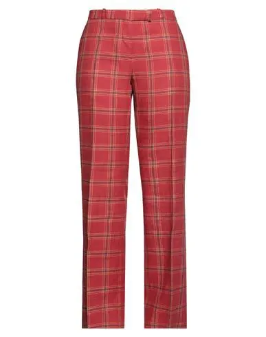 Etro Tartan Pattern Bootcut Pants - Red