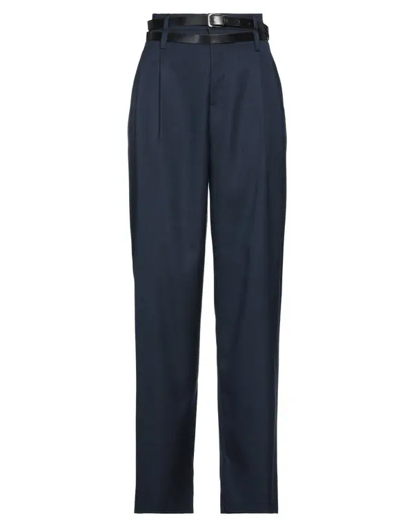 VICOLO Wide Leg Pants - Navy Blue