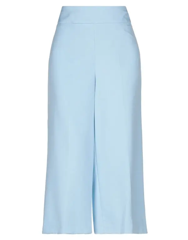 TWENTY EASY BY KAOS Wide-leg Cropped Trousers - Blue