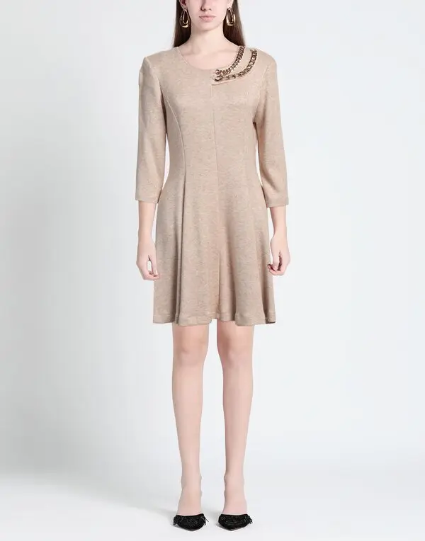 RINASCIMENTO Mini Dress - Beige