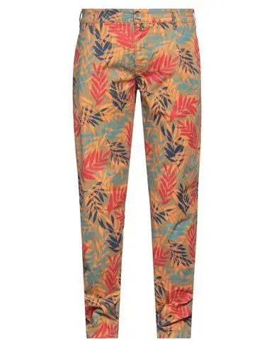 JACOB COHЁN Floral Design Tapered Chinos - Orange