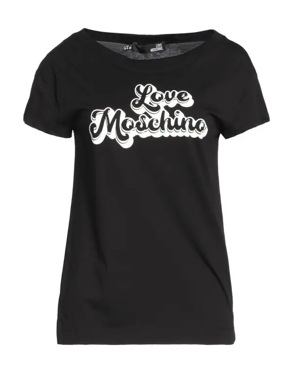 Moschino Logo-print T-shirt - Black