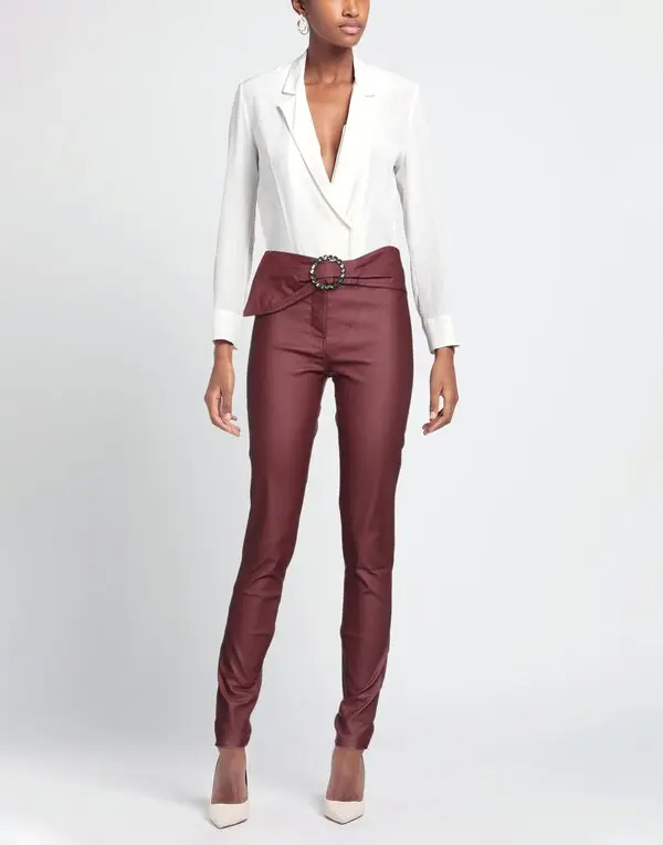 8PM Coated Slim-leg Trousers