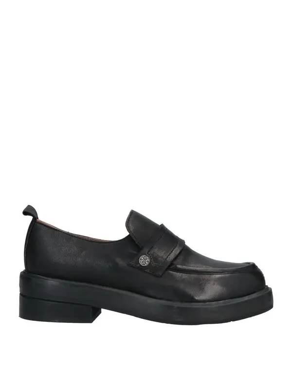 OXS Leather Loafers - Black