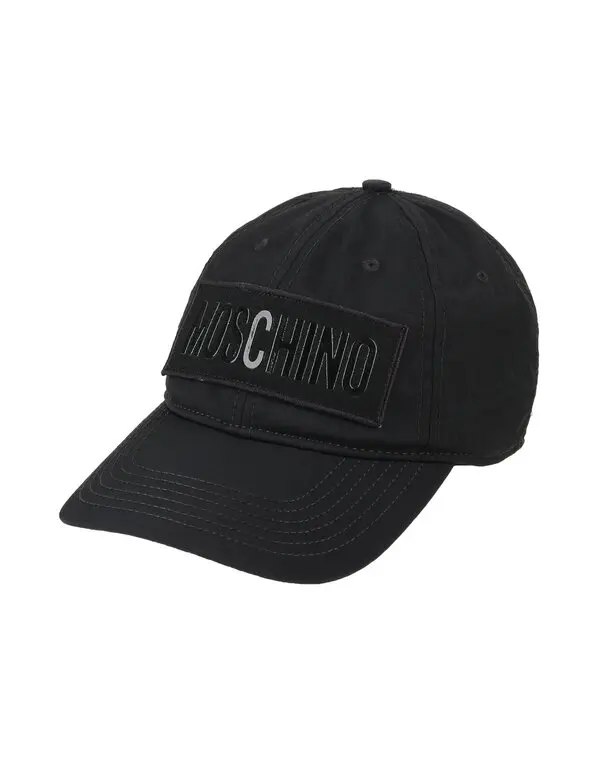 Moschino Cap In Polyamide, Acetate, And Viscose - Black