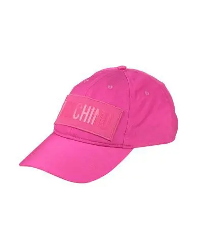 Moschino Cap In Polyamide, Acetate, And Viscose - Magenta