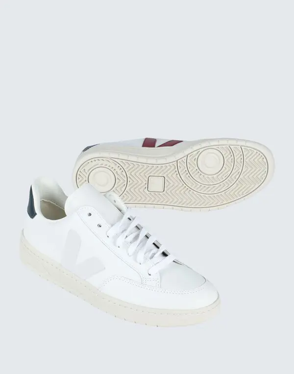 VEJA V- Leather Sneakers - White