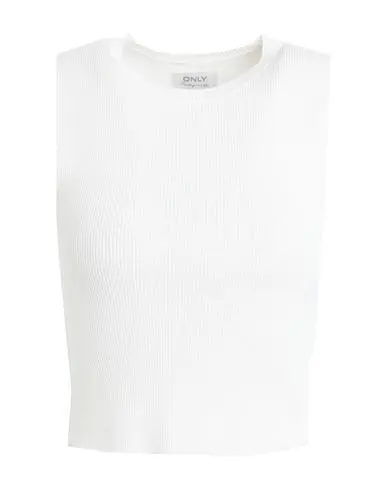 Only Knitted Crop Top - Ivory