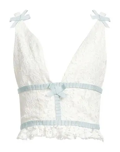 LA SEMAINE PARIS Lace Top - White